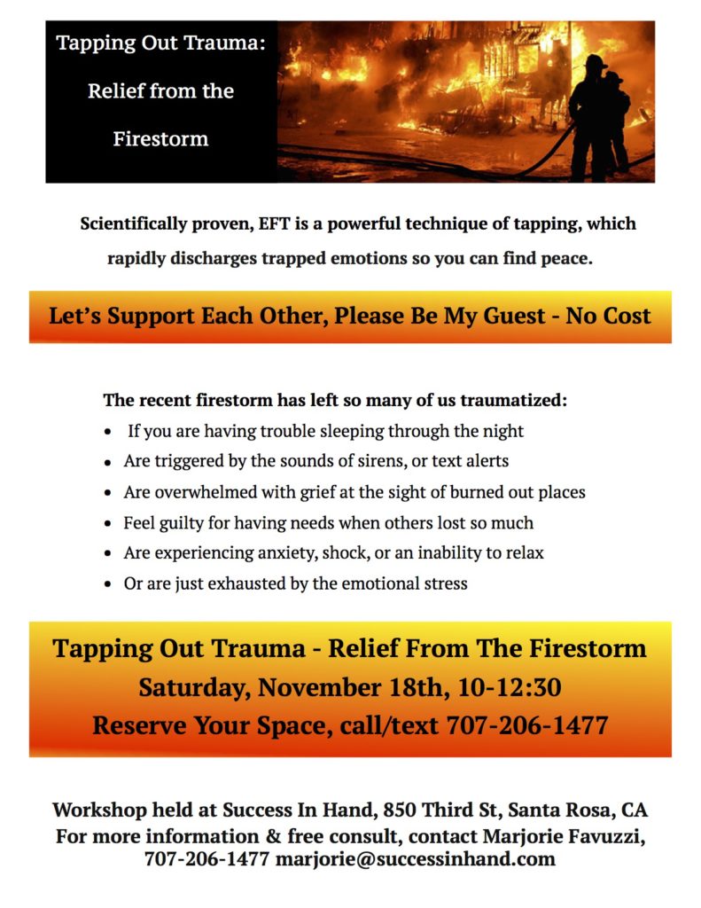Tapping Out Trauma – Success in Hand